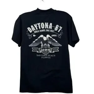 Screen Stars | Shirts | Vtg 987 Single Stitch Daytona Bike Week Harley ...